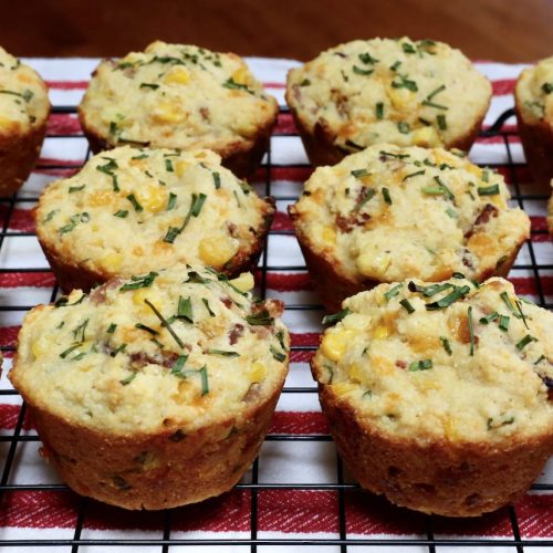 Savoury Cheese Bacon Muffins Recipe | dobbernationLOVES