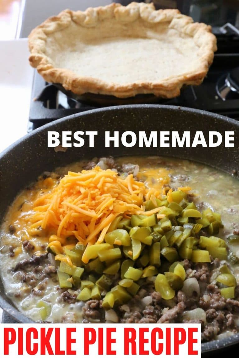Homemade Cheeseburger Pickle Pie Recipe | dobbernationLOVES