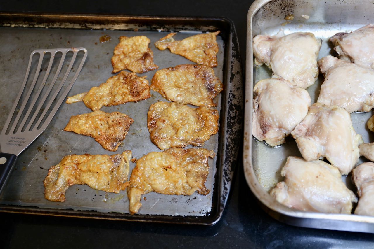 Easy Homemade Baked Chicken Cracklings Recipe | dobbernationLOVES