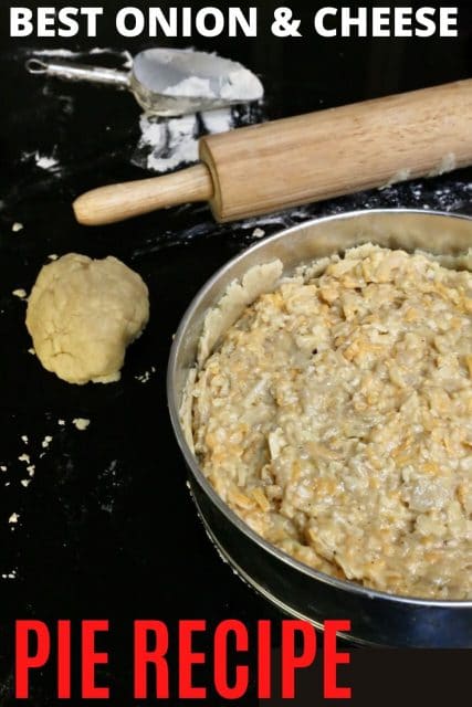 Old School Cheese and Onion Pie Recipe | dobbernationLOVES