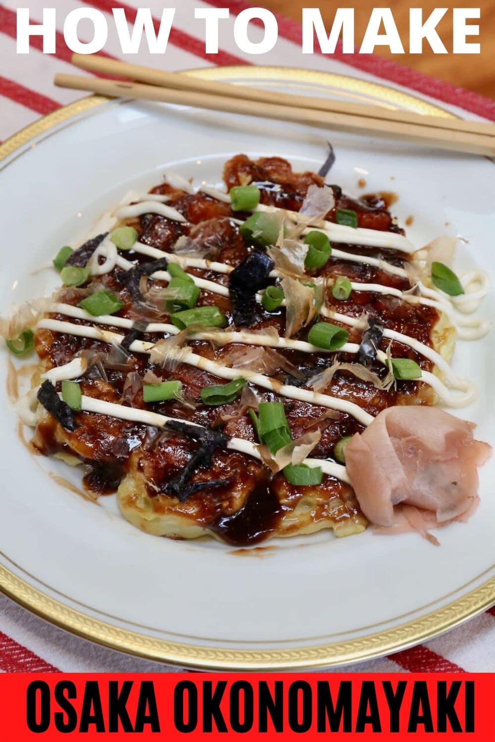 Osaka Okonomiyaki Japanese Cabbage Pancake Recipe