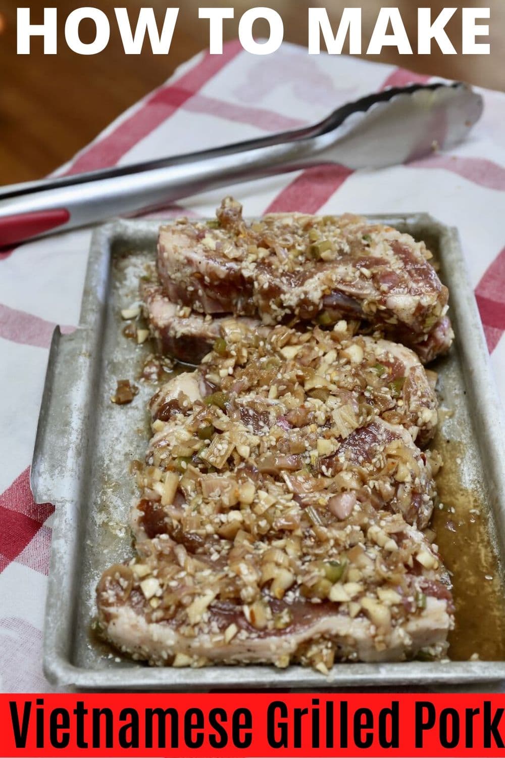 Best Vietnamese Grilled Pork "Bun Thit Nuong" Recipe