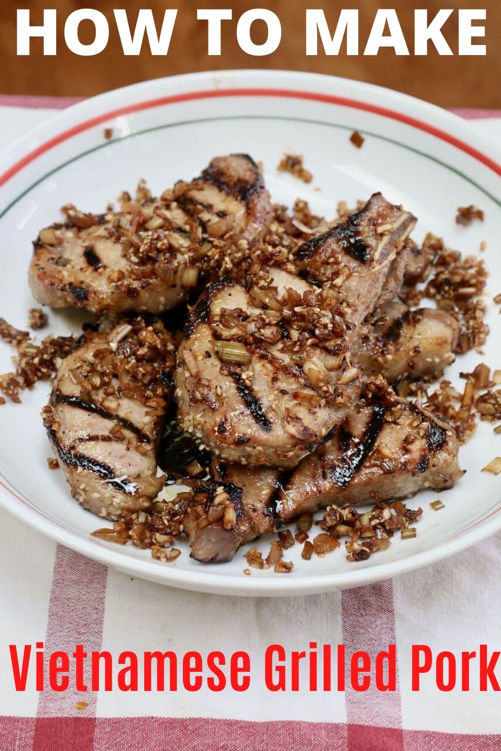 Best Vietnamese Grilled Pork "Bun Thit Nuong" Recipe