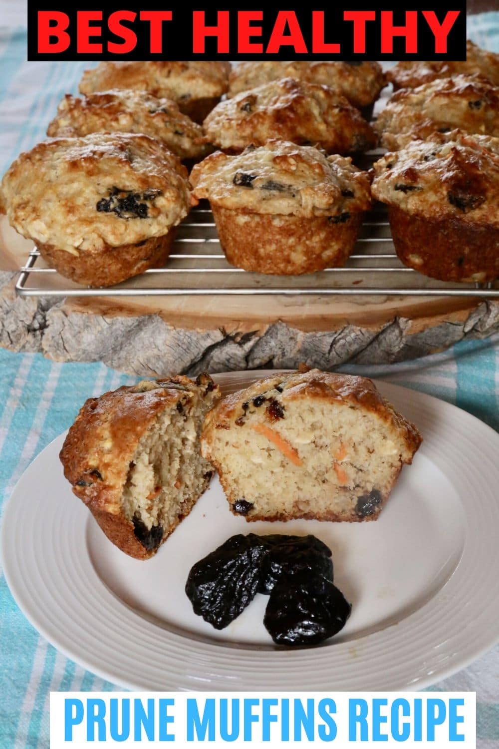 Banana Prune Muffins Recipe | dobbernationLOVES