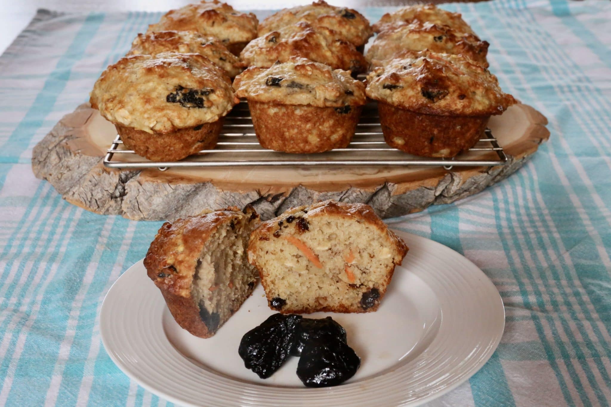 Banana Prune Muffins Recipe | dobbernationLOVES