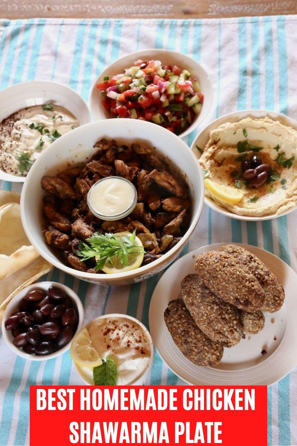 How To Make A Healthy Chicken Shawarma Plate | dobbernationLOVES