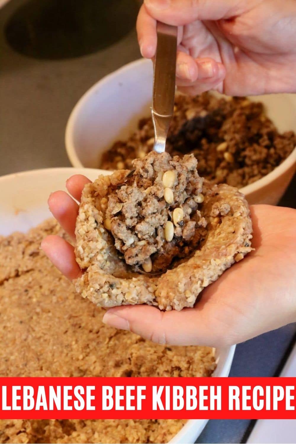 Homemade Lebanese Kibbeh Fried Beef Croquette Recipe