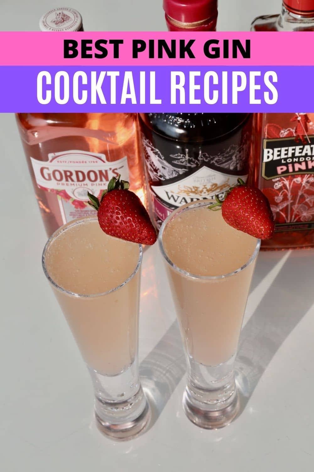 Best Recipes For Pretty Pink Gin Cocktails | dobbernationLOVES
