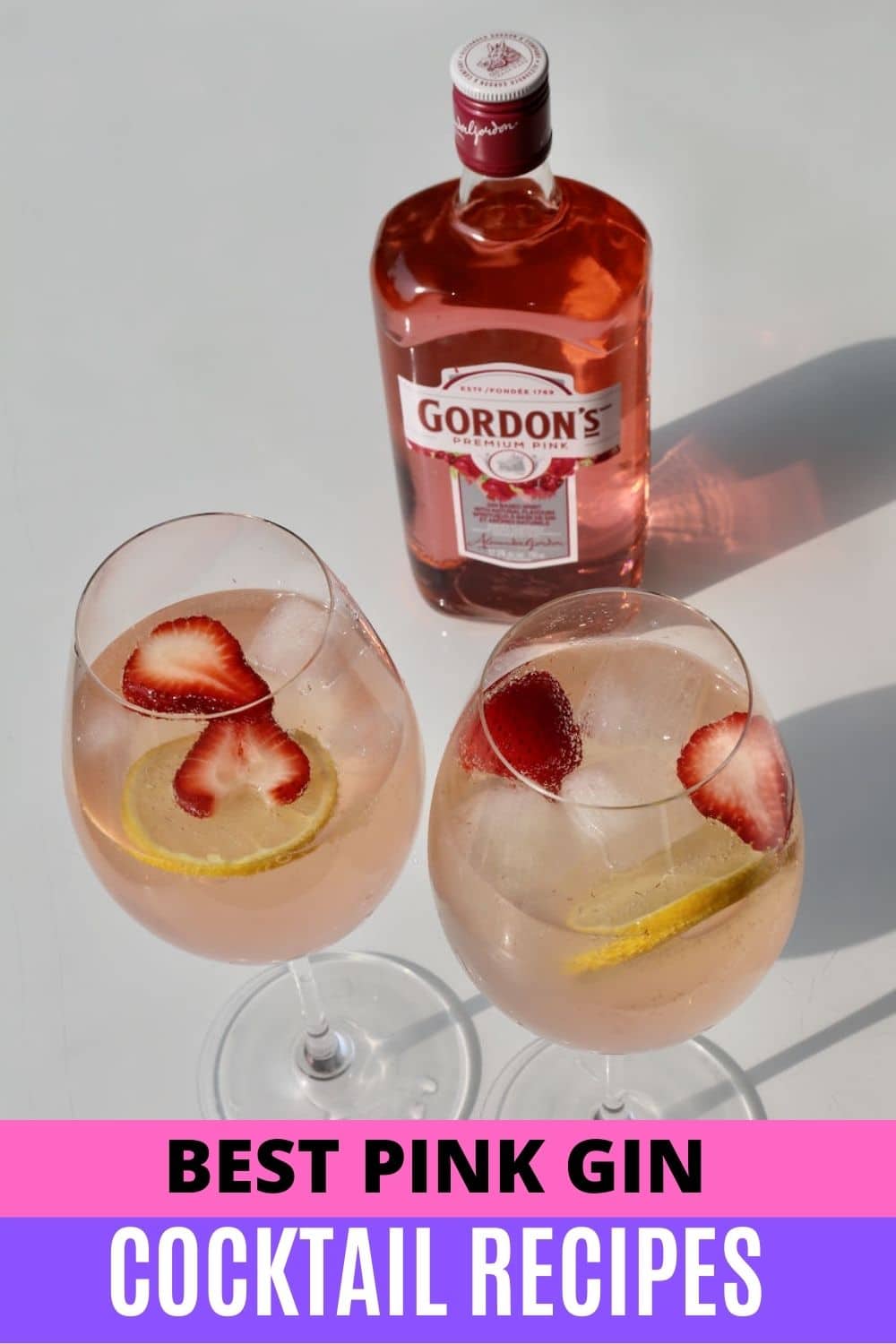 Best Recipes For Pretty Pink Gin Cocktails | dobbernationLOVES