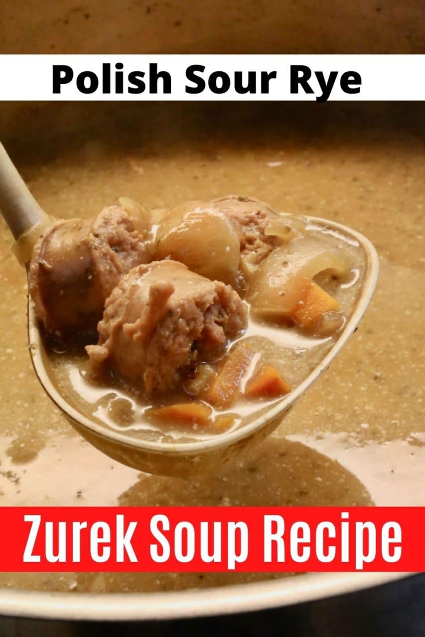 Traditional Polish Sour Rye Zurek Soup Recipe | dobbernationLOVES