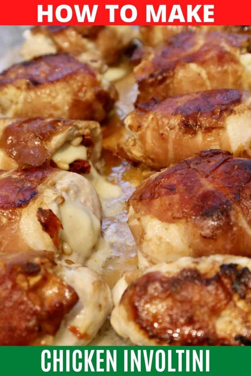 Involtini di Pollo with Prosciutto, Pine Nuts, & Cheese Recipe
