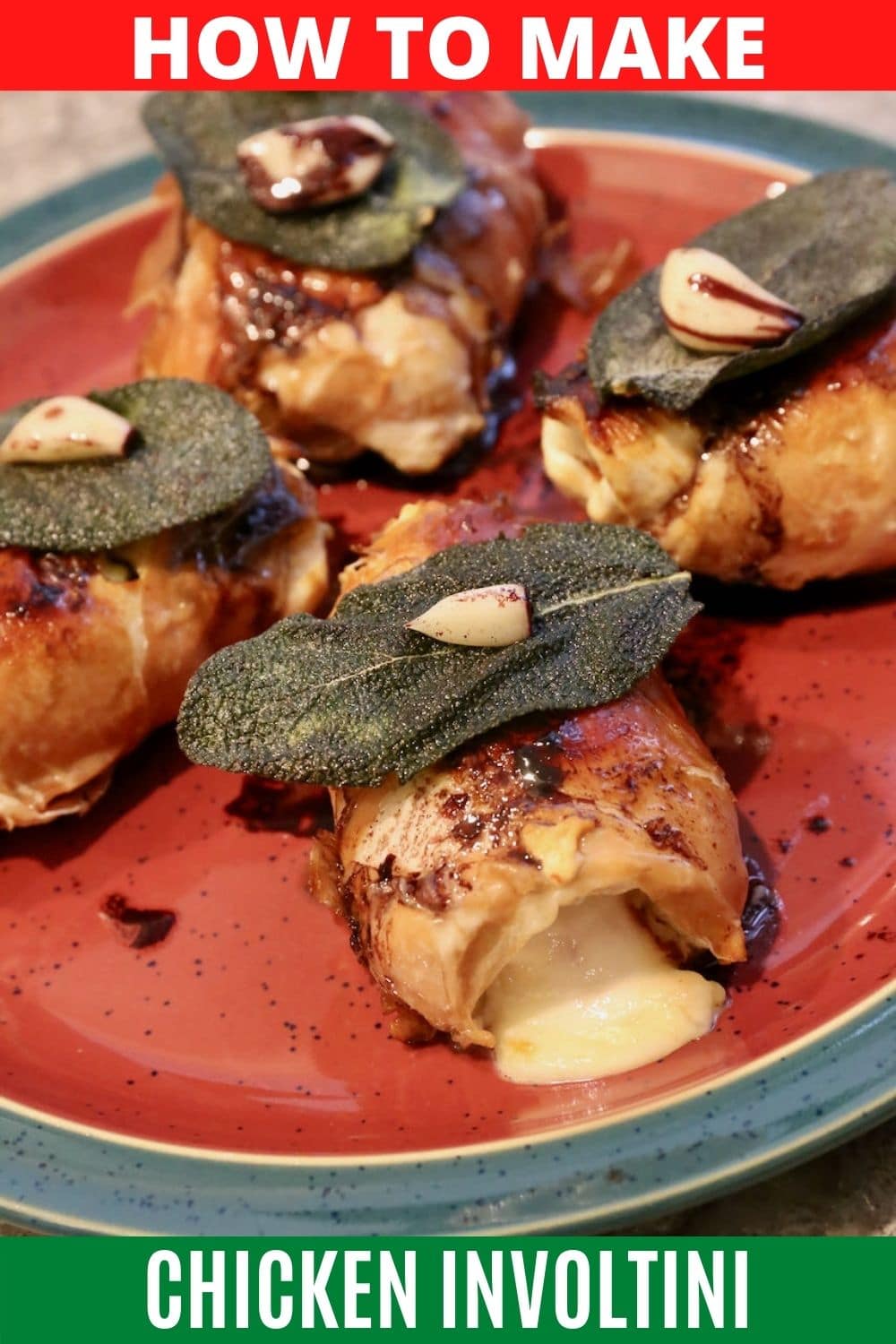 Involtini di Pollo with Prosciutto, Pine Nuts, & Cheese Recipe