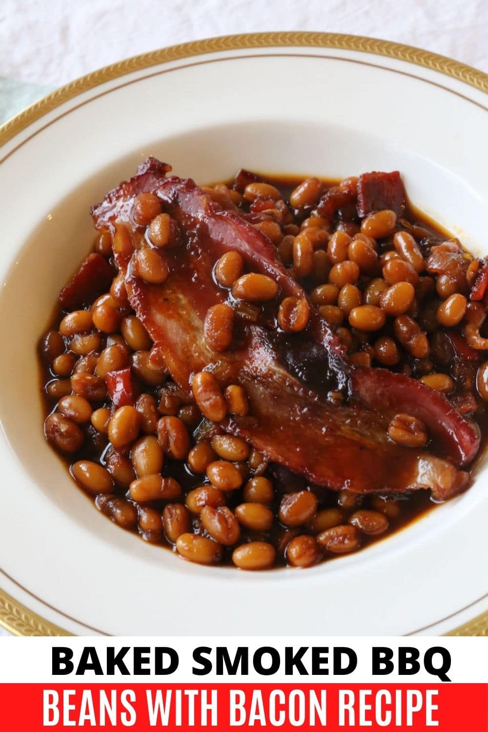 Southern Smoked Baked Beans with Bacon Recipe | dobbernationLOVES