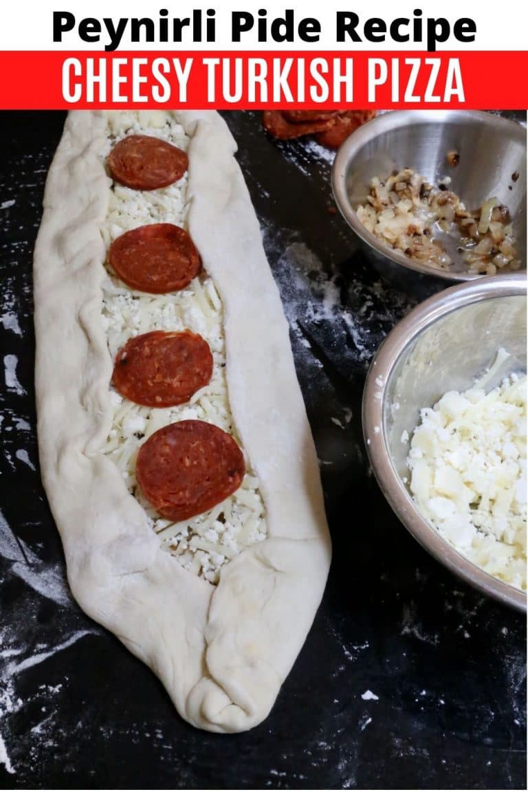 Peynirli Pide Cheesy Chorizo Turkish Pizza Recipe | dobbernationLOVES