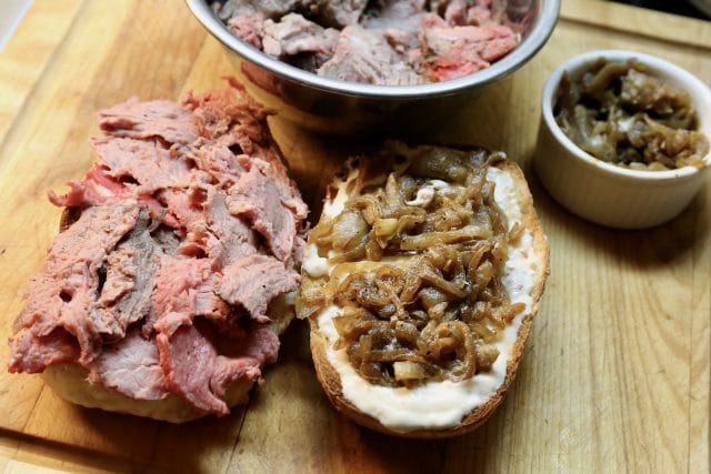 Easy Prime Rib French Dip Sandwich Recipe | dobbernationLOVES