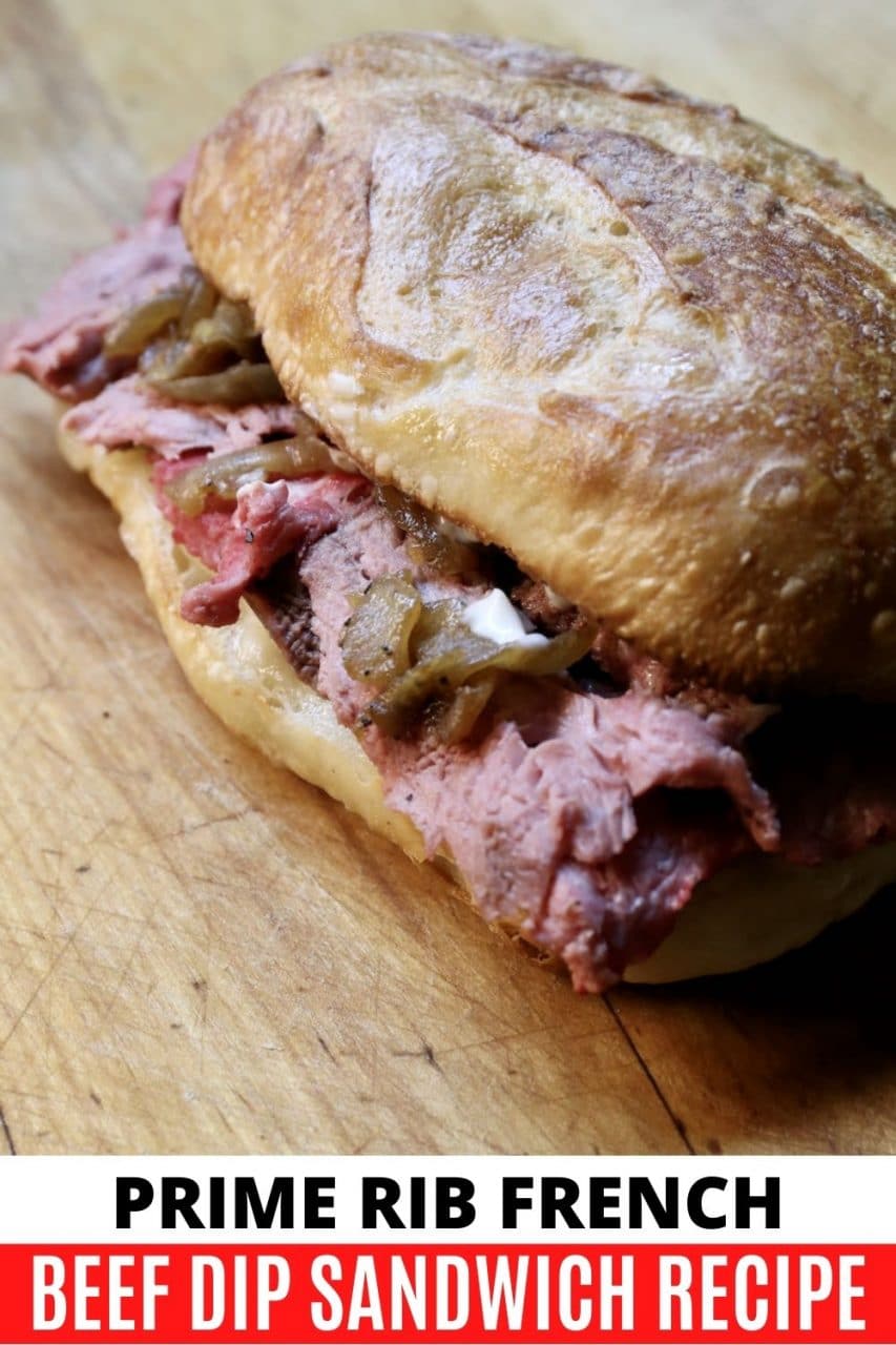 Easy Prime Rib French Dip Sandwich Recipe | dobbernationLOVES