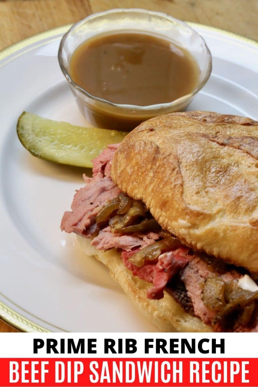 Easy Prime Rib French Dip Sandwich Recipe | dobbernationLOVES