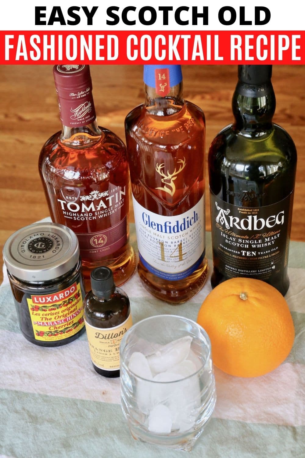 Classic Scotch Old Fashioned Cocktail Recipe | dobbernationLOVES