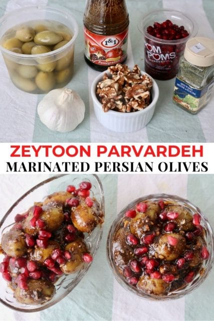 Zeytoon Parvardeh Marinated Persian Olives Recipe | dobbernationLOVES