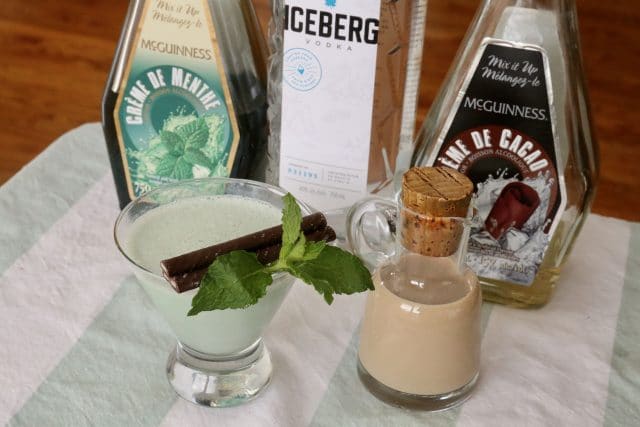 Mint Chocolate After Eight Cocktail Drink Recipe | dobbernationLOVES