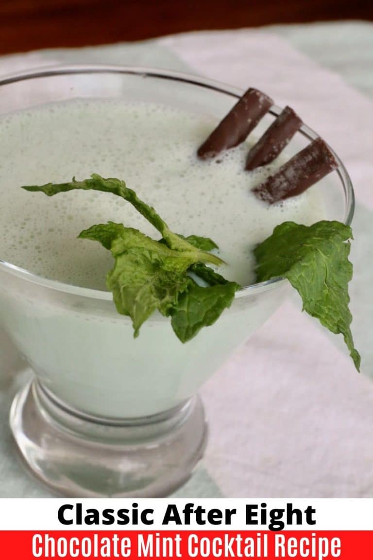 Mint Chocolate After Eight Cocktail Drink Recipe | dobbernationLOVES