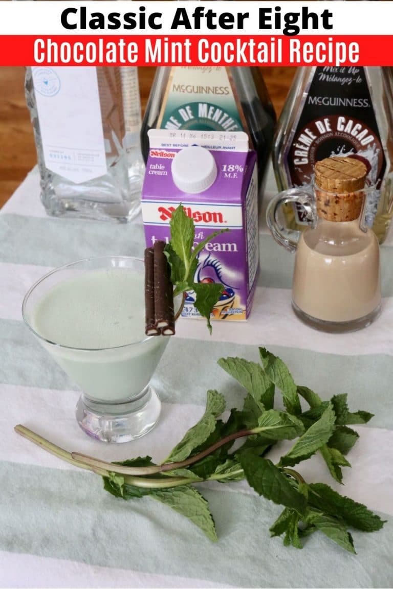 Mint Chocolate After Eight Cocktail Drink Recipe | dobbernationLOVES