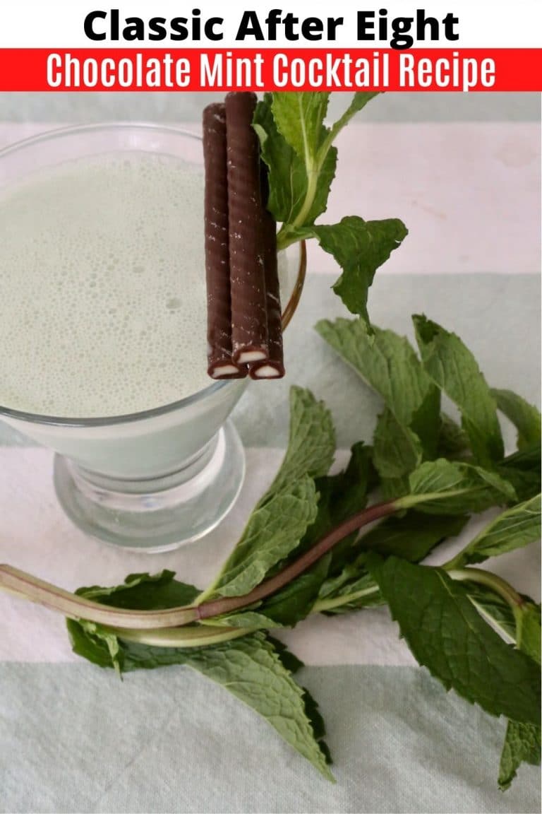 Mint Chocolate After Eight Cocktail Drink Recipe | dobbernationLOVES