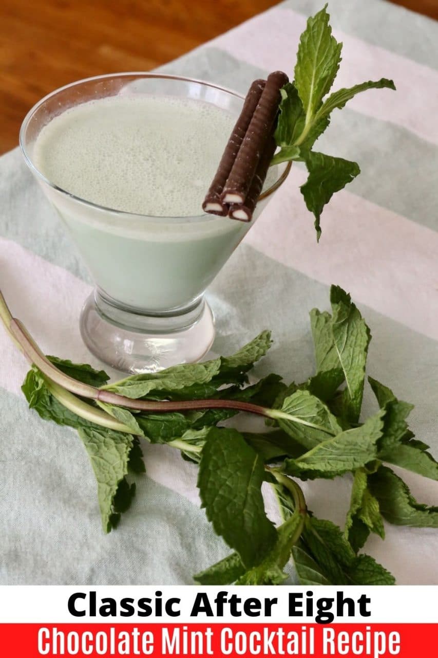Mint Chocolate After Eight Cocktail Drink Recipe | dobbernationLOVES