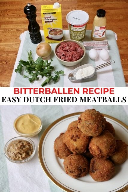 Bitterballen Recipe Easy Dutch Fried Meatballs | dobbernationLOVES