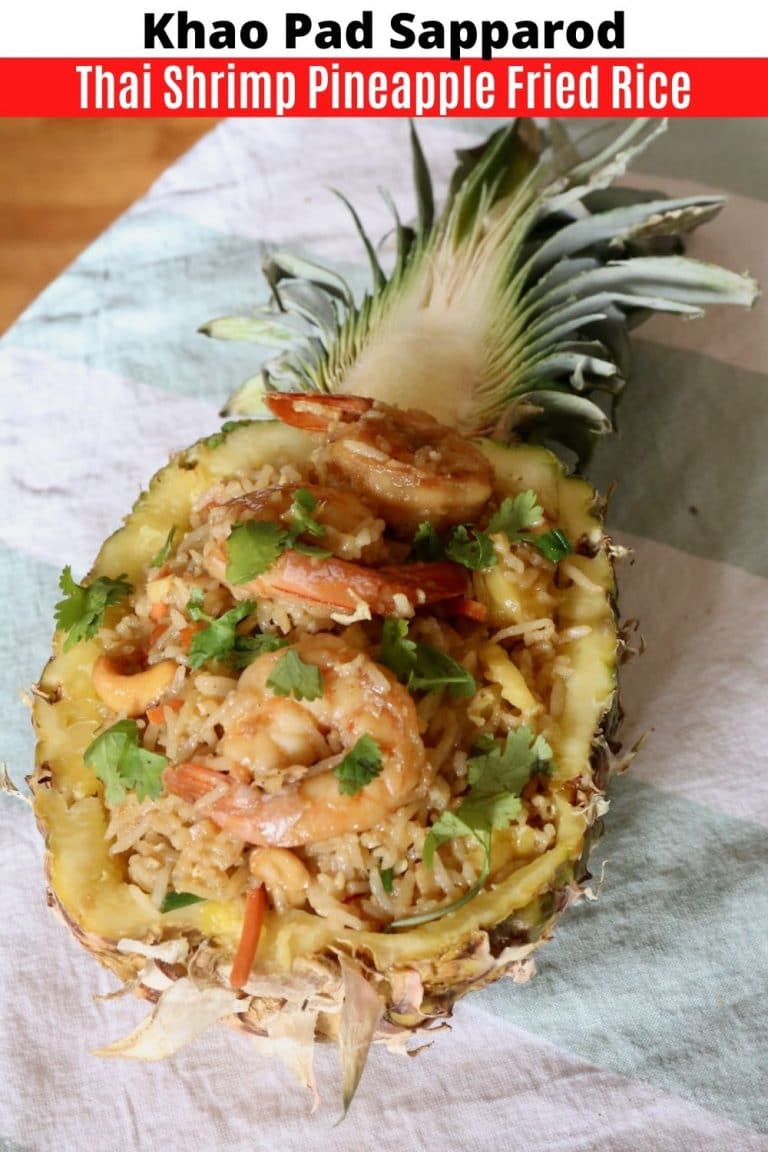 Khao Pad Sapparod Thai Pineapple Shrimp Fried Rice Recipe