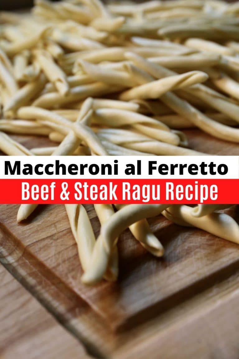 Maccheroni al Ferretto Pasta with Beef Ragu Recipe | dobbernationLOVES