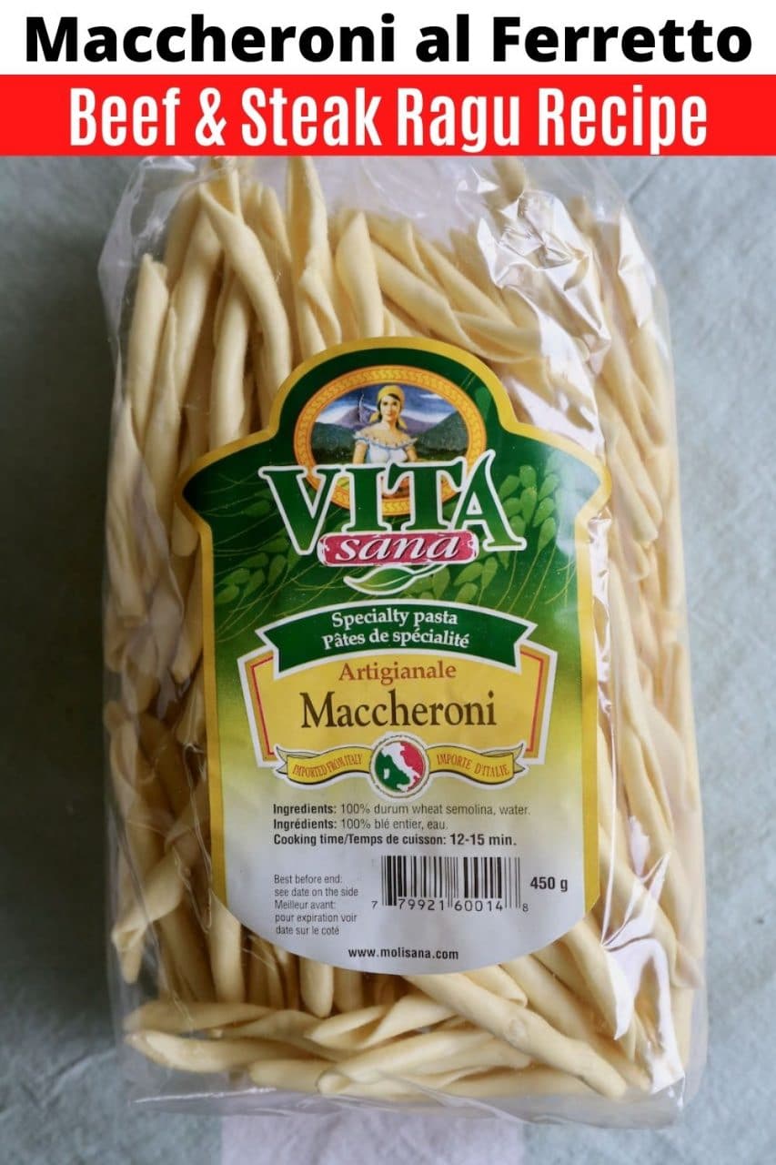 Maccheroni al Ferretto Pasta with Beef Ragu Recipe | dobbernationLOVES