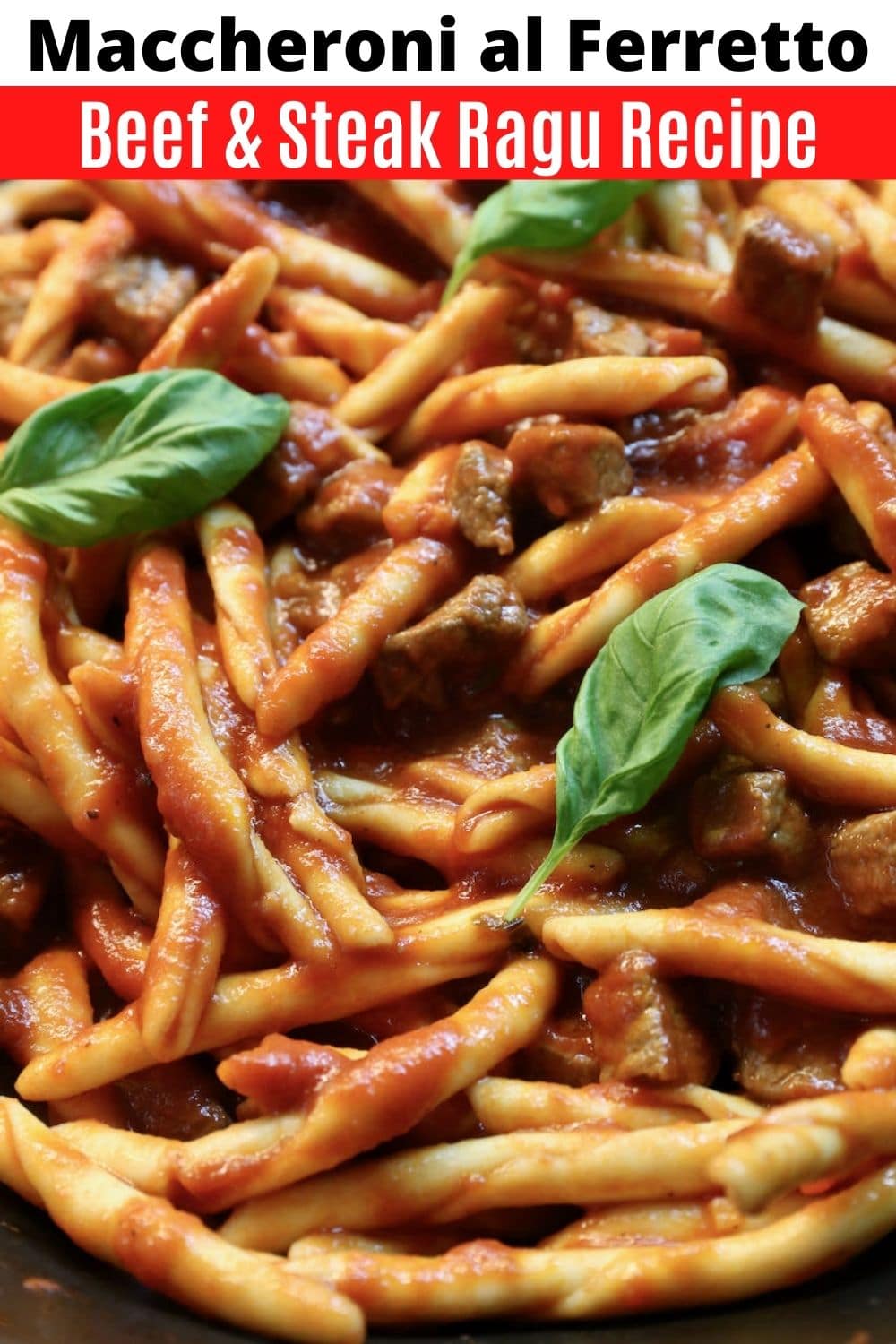 Maccheroni al Ferretto Pasta with Beef Ragu Recipe | dobbernationLOVES