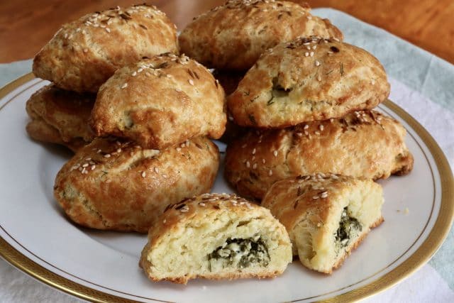 Turkish Pogaca Feta and Dill Bread Rolls Recipe | dobbernationLOVES