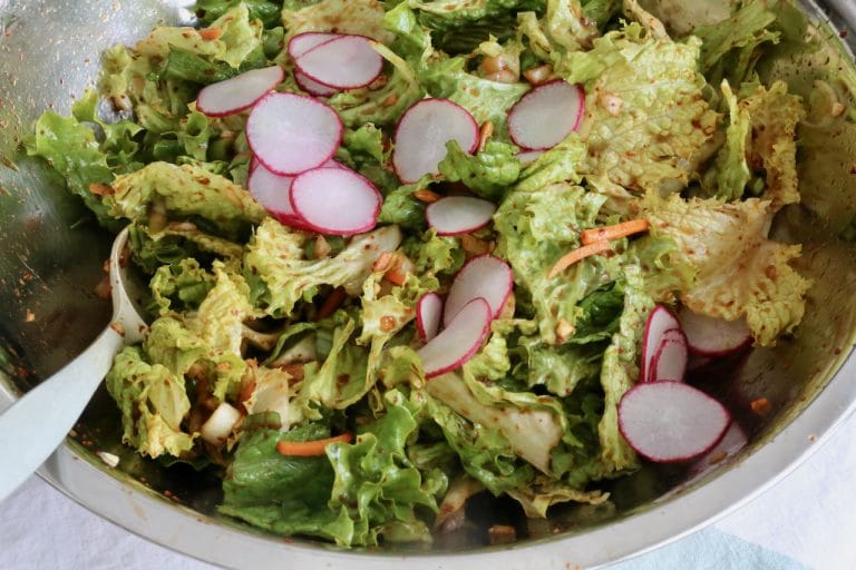 Sangchu Geotjeori Sweet and Sour Korean Lettuce Salad Recipe