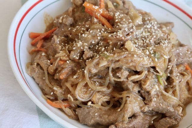 Healthy Korean Beef Bulgogi Noodles Recipe | dobbernationLOVES