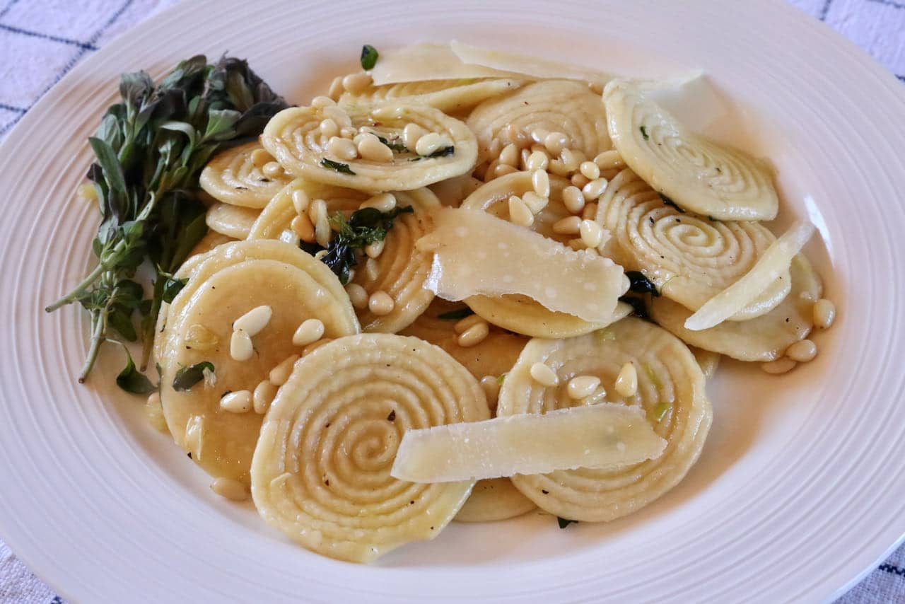 How To Make Homemade Corzetti Pasta Recipe | dobbernationLOVES