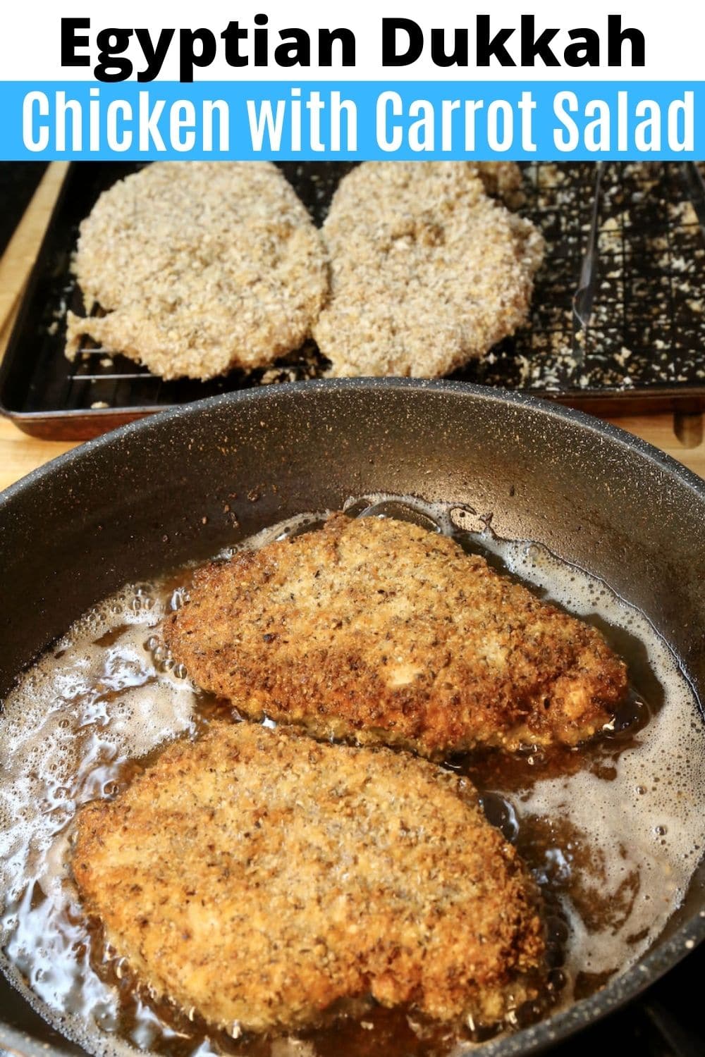 Egyptian Crispy Crusted Dukkah Chicken Recipe | dobbernationLOVES