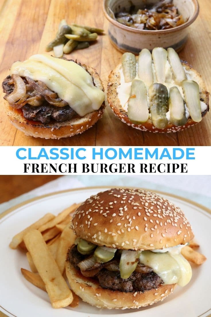 Brandy Caramelized Onion French Burger Recipe | dobbernationLOVES