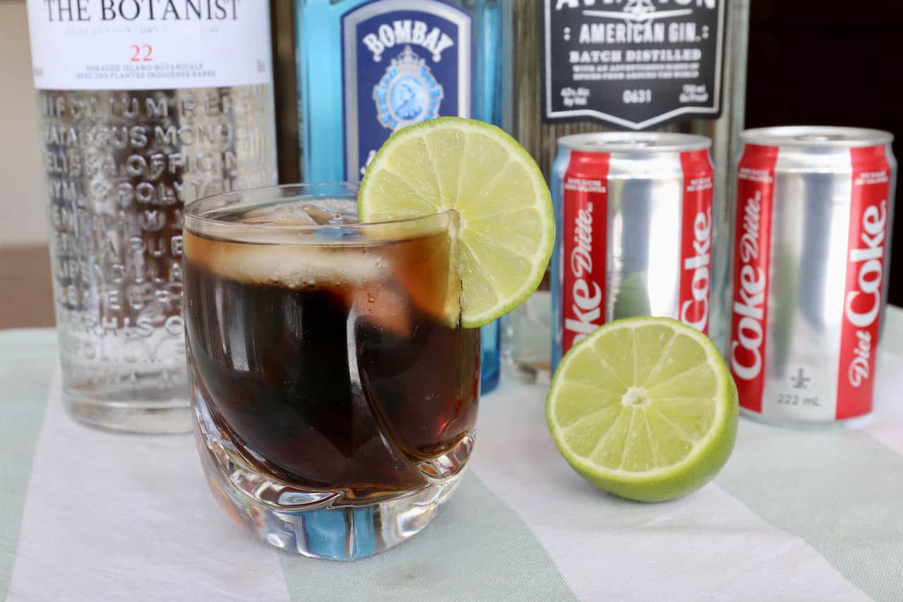 Easy Gin and Coke Cocktail Recipe | dobbernationLOVES