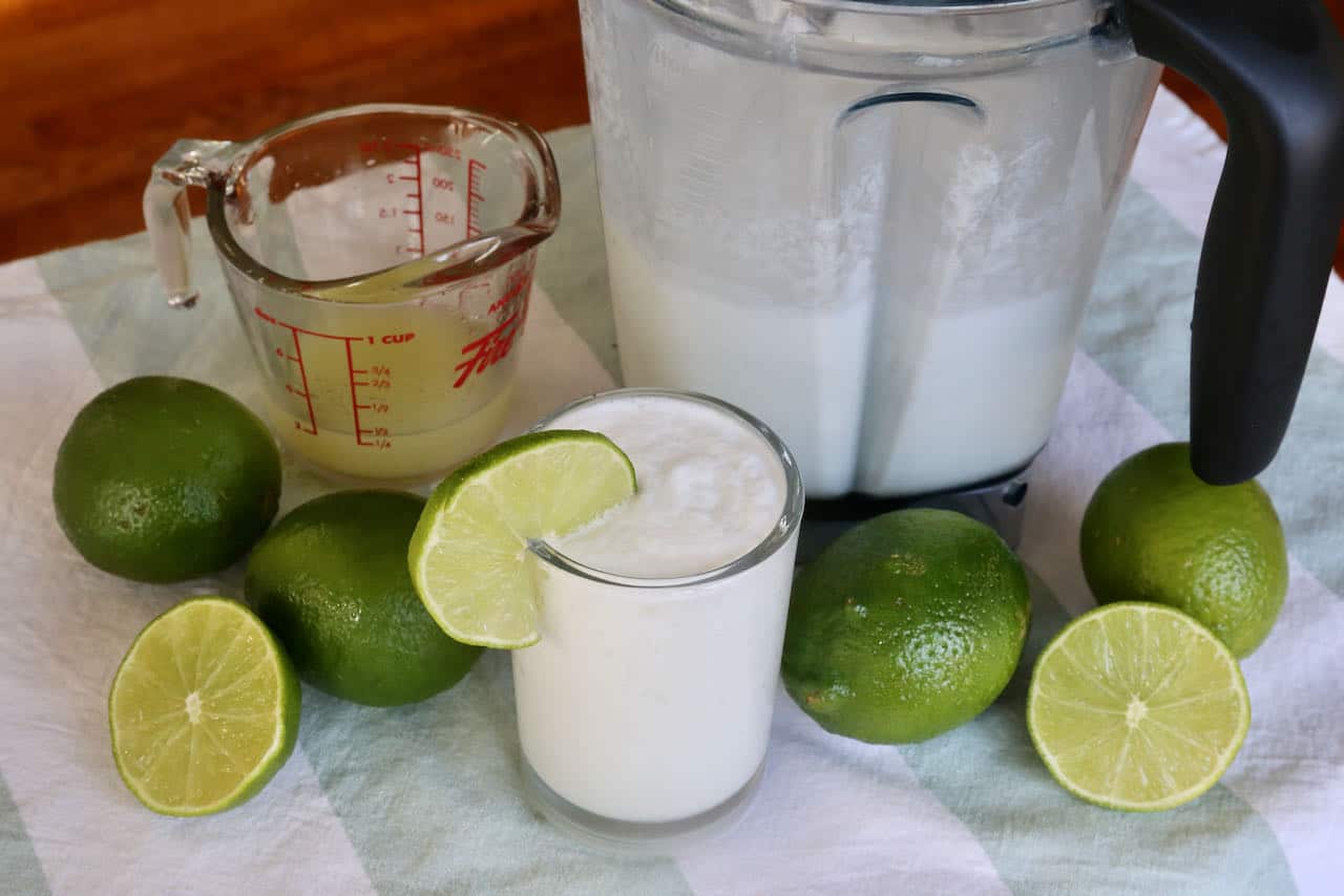 Limonada de Coco Colombian Lime Coconut Drink Recipe