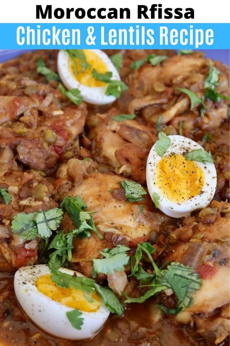 Moroccan Chicken Lentil Stew Rfissa Recipe | dobbernationLOVES
