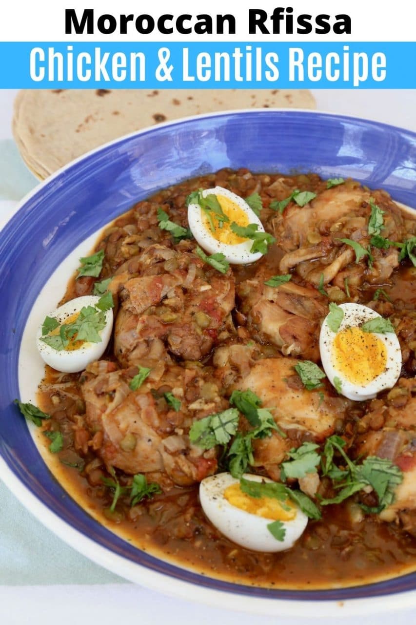 Moroccan Chicken Lentil Stew Rfissa Recipe | dobbernationLOVES