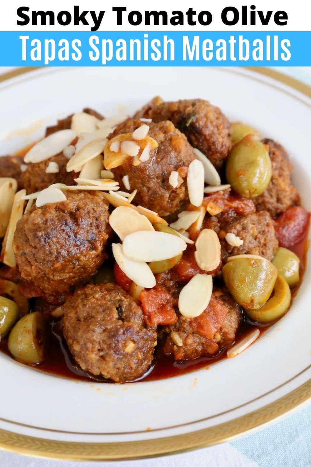 Smoky Albondigas Tapas Spanish Meatballs Recipe | dobbernationLOVES