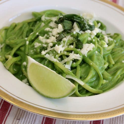 Tallarines Verdes Peruvian Green Spaghetti Recipe