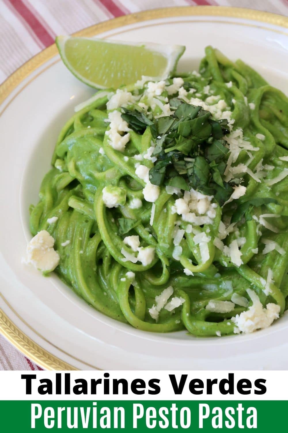 Tallarines Verdes Peruvian Green Spaghetti Recipe