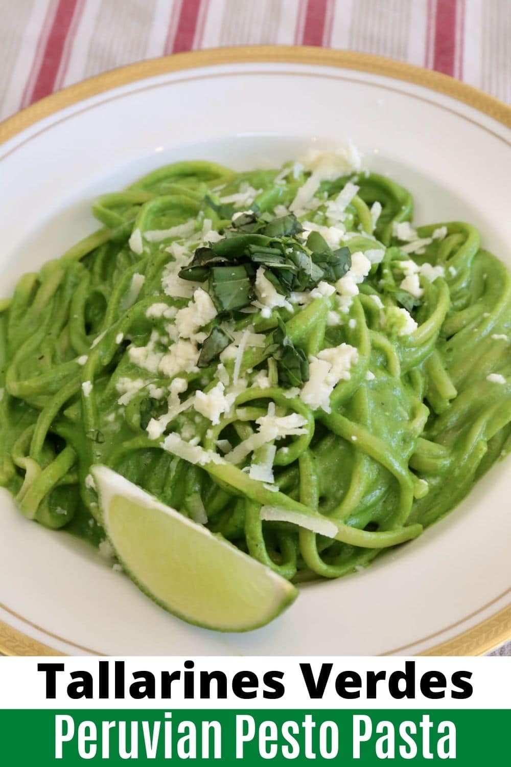 Tallarines Verdes Peruvian Green Spaghetti Recipe
