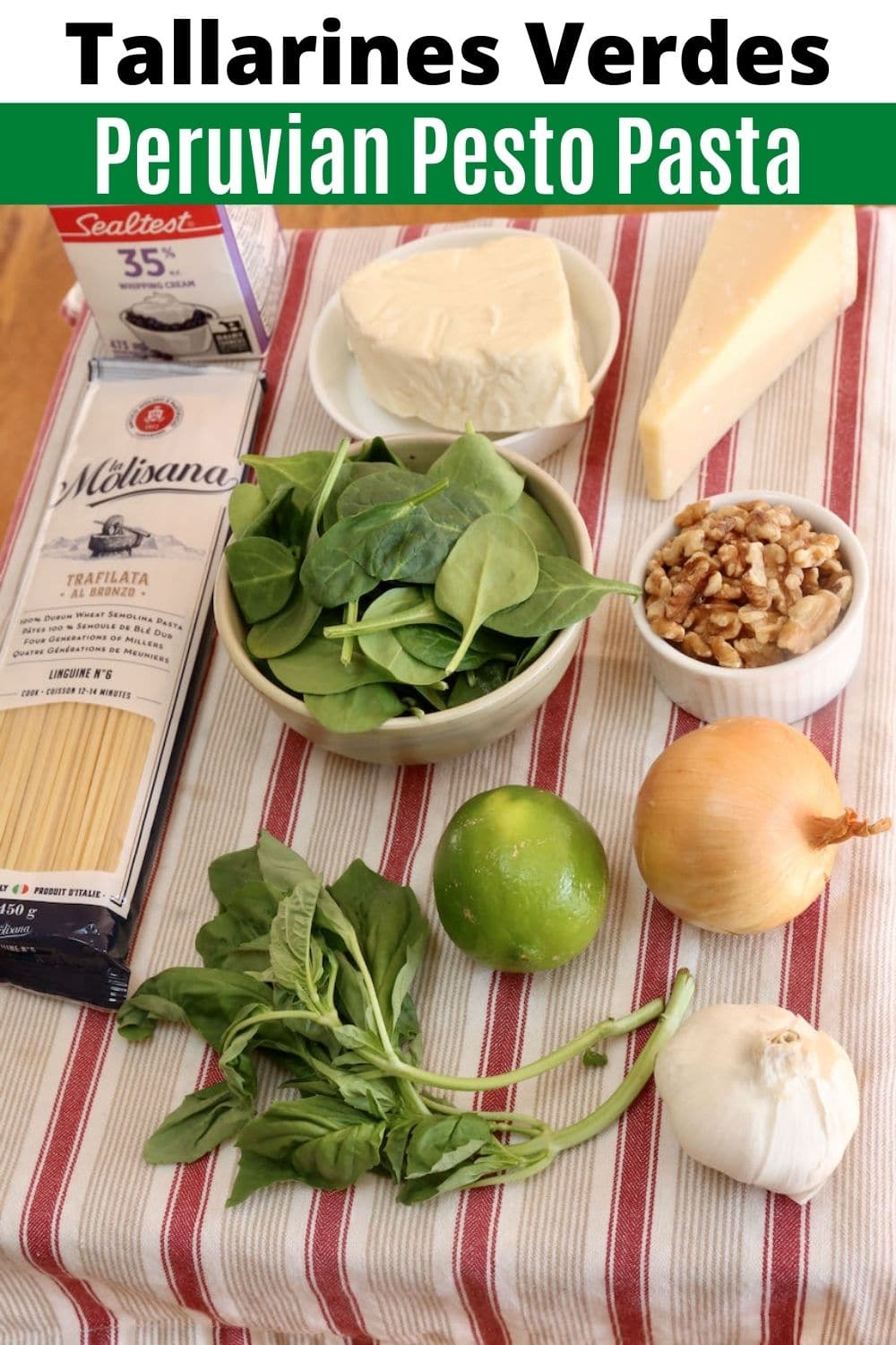 Tallarines Verdes Peruvian Green Spaghetti Recipe
