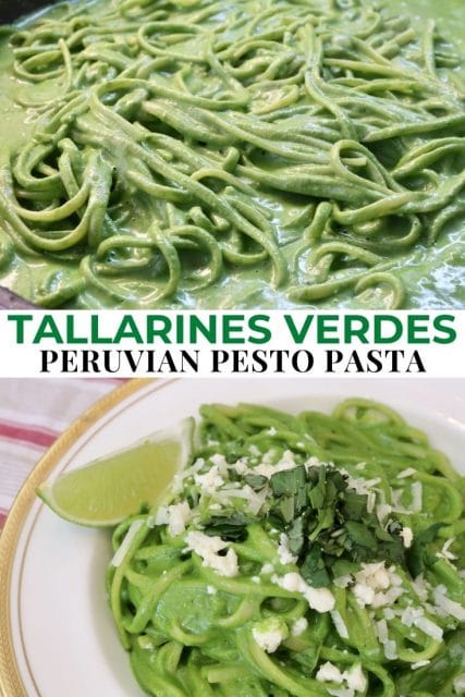 Tallarines Verdes Peruvian Green Spaghetti Recipe