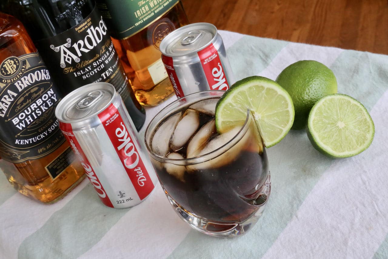 Easy Whiskey and Coke Cocktail Recipe | dobbernationLOVES